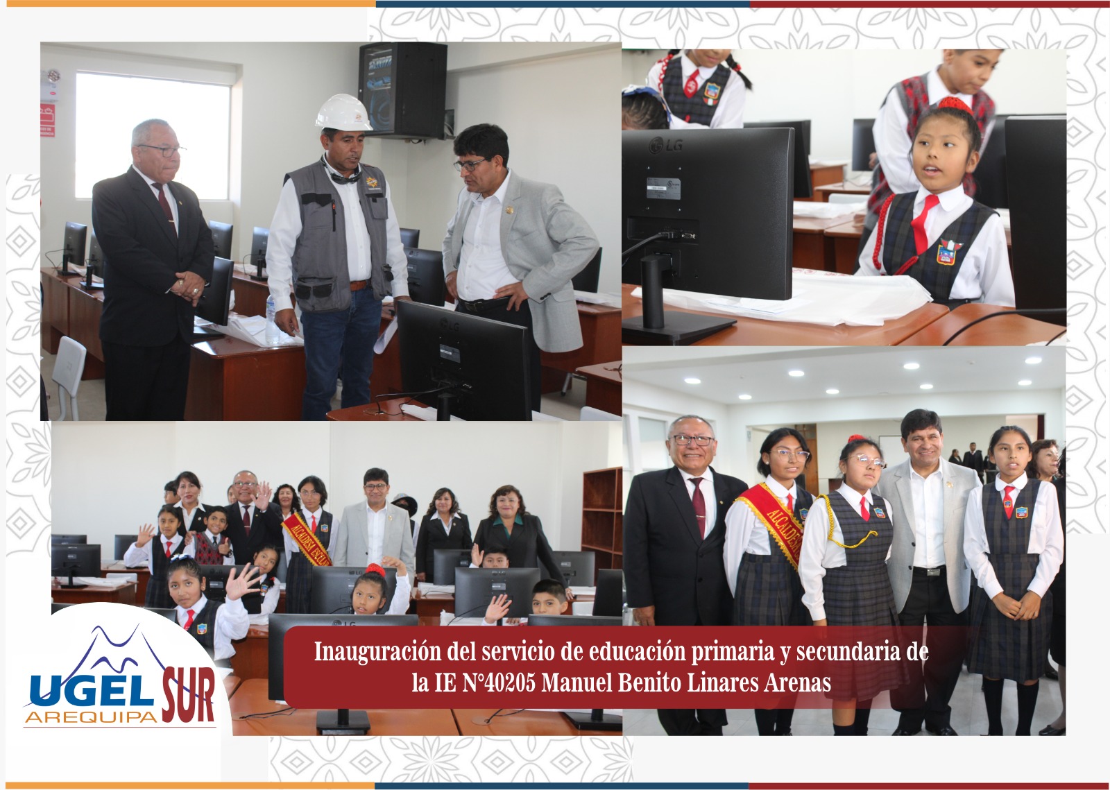 INAUGURACIÓN DE LA MODERNA INFRAESTRUCTURA DE LA IE MANUEL BENITO ...